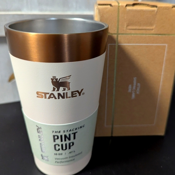 Stanley | Other | New Stanley Stacking Pint Cup Stay Chill 6 Oz Gilded ...